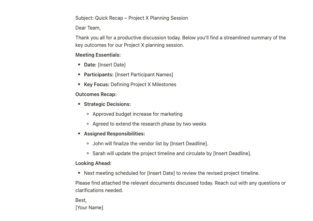 How to Write a Meeting Summaries and Meeting Minutes (+Examples ...