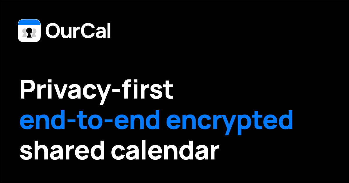 OurCal | Shared Calendar App for Families, Couples, & Groups