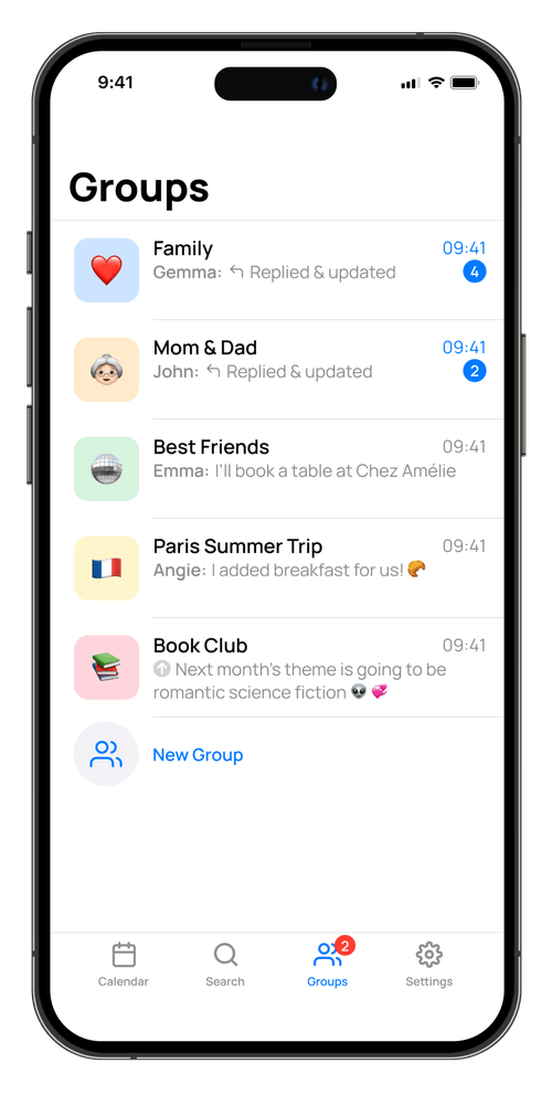 OurCal | Shared Calendar App for Families, Couples, & Groups