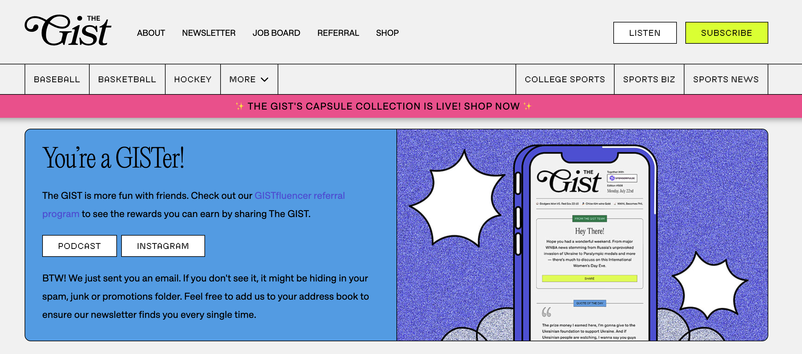 Let's deep dive into The GIST, a newsletter with over 650,000 subscribers.