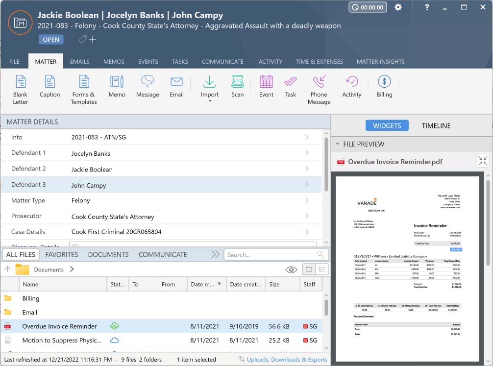 Criminal Law Firm Practice Management Software | Smokeball