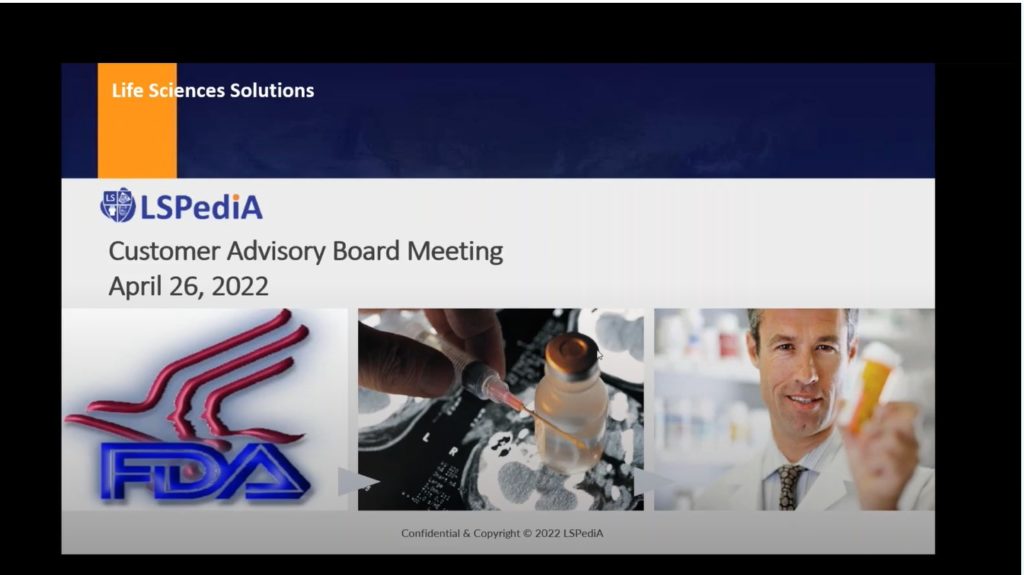 LSPediA Announces Product/No Data Pilot at Customer Advisory Board Meeting