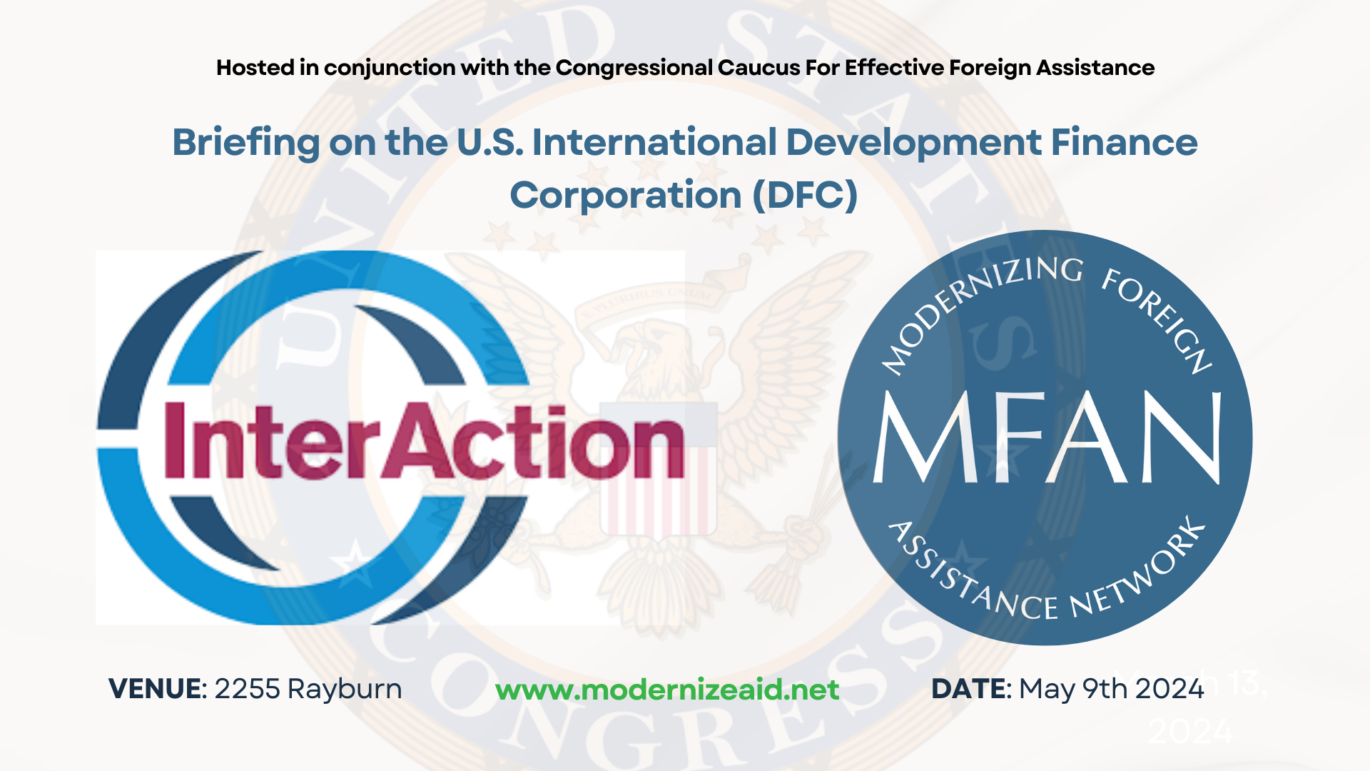 MFAN - Modernize Aid / Press Room