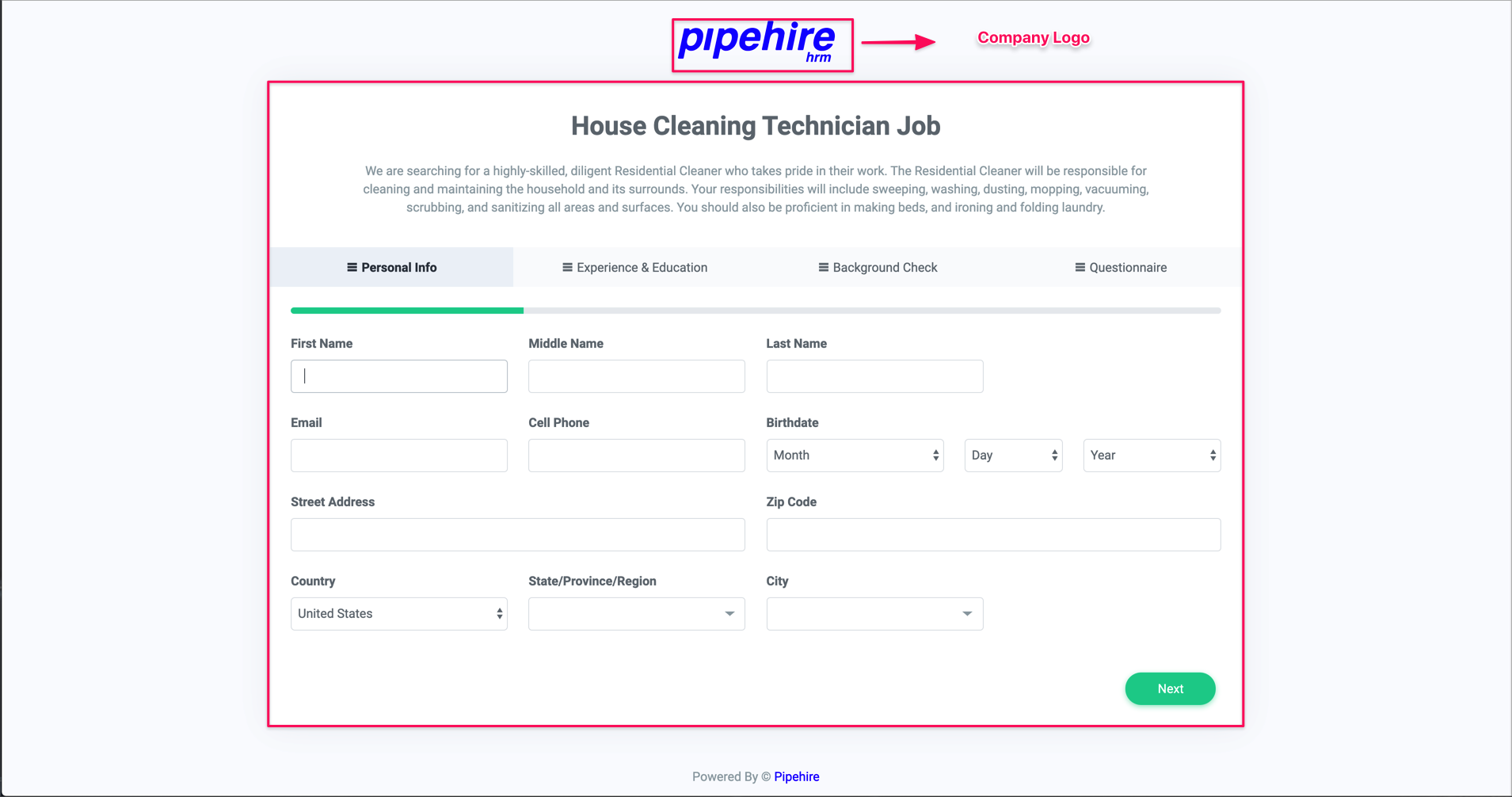 How to post your job form to Facebook and other job post services.