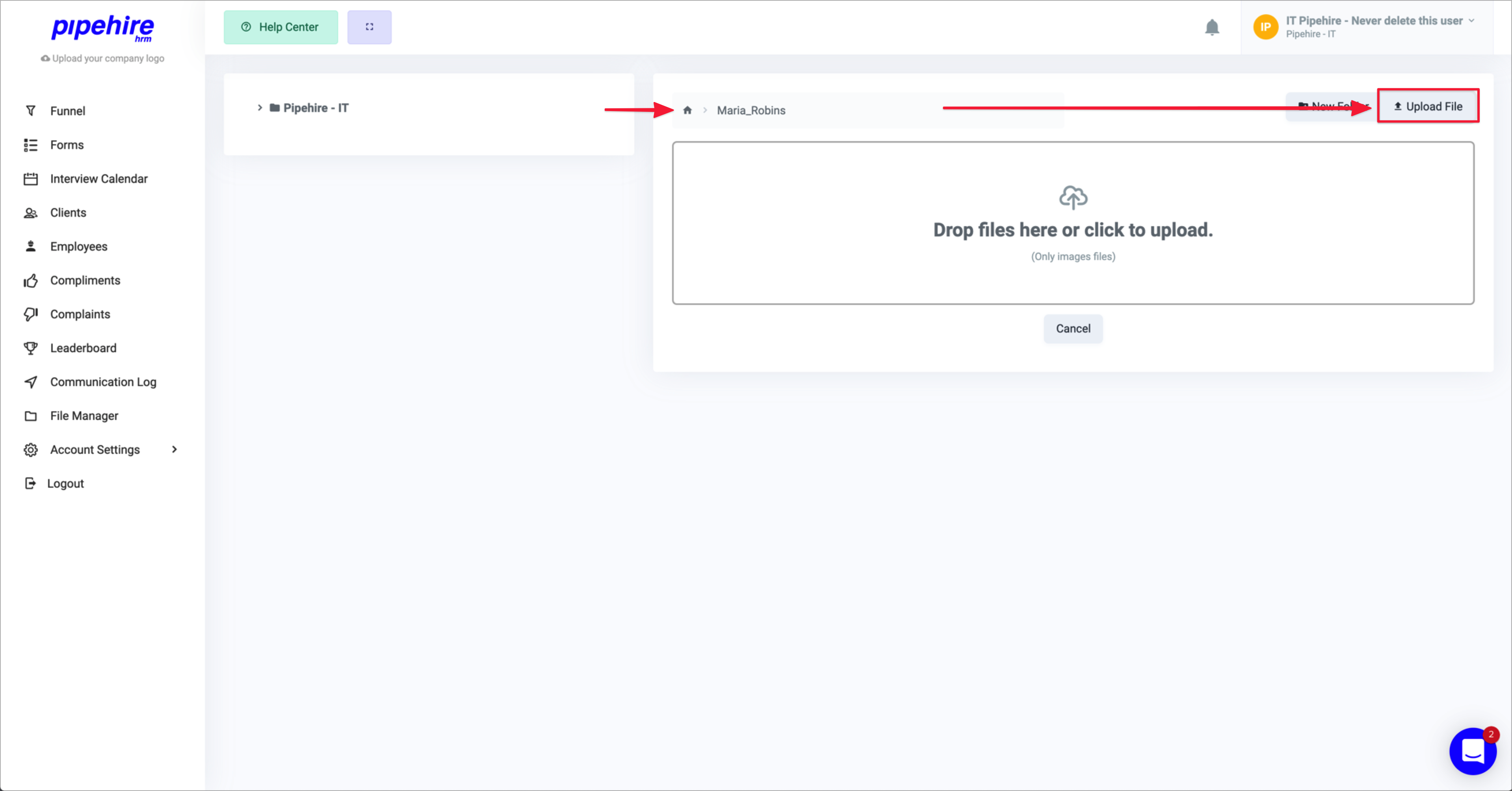 How to use the File Manager module.