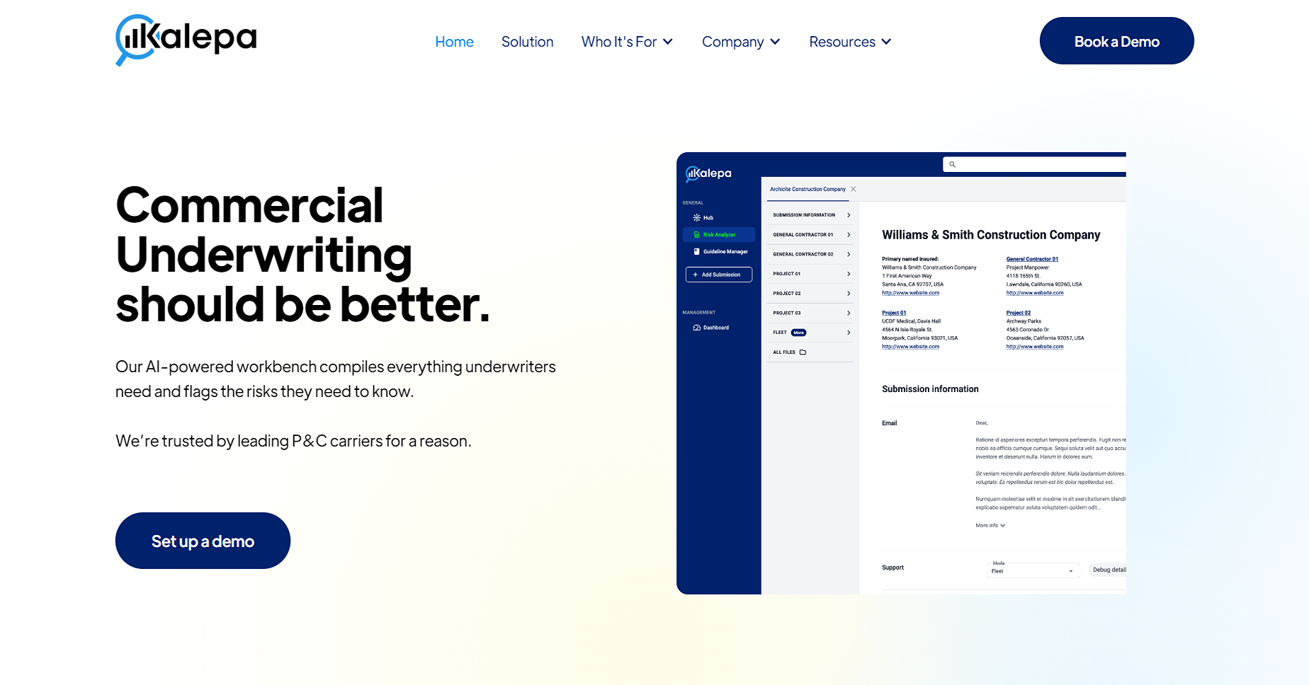 Kalepa - Helping P&C Insurers Bind with Confidence