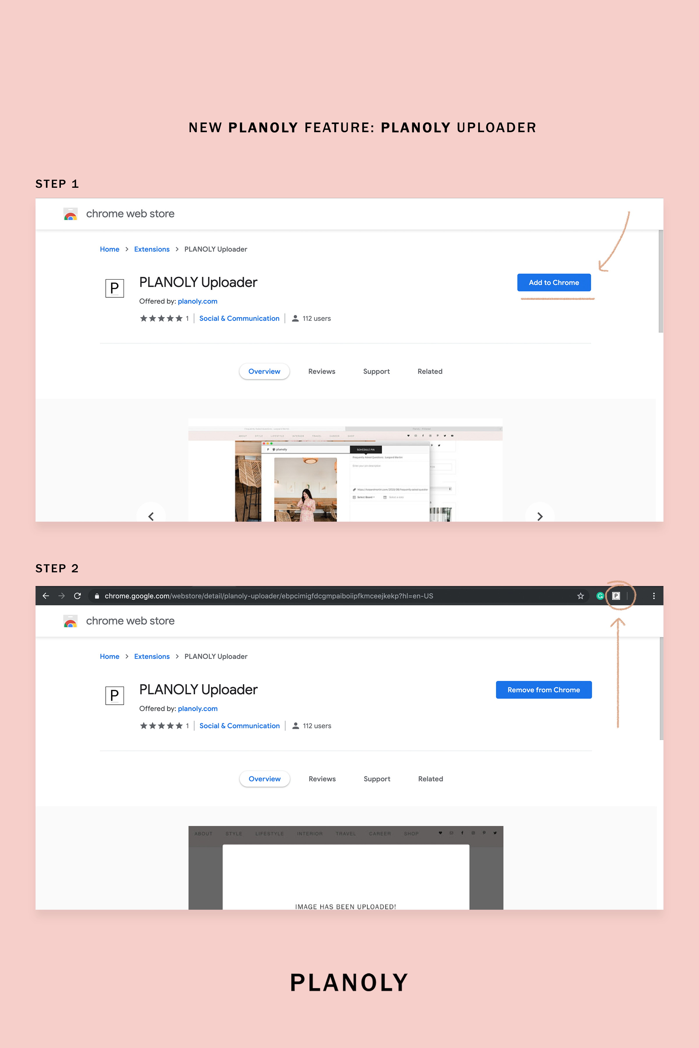 New Feature: PLANOLY Uploader