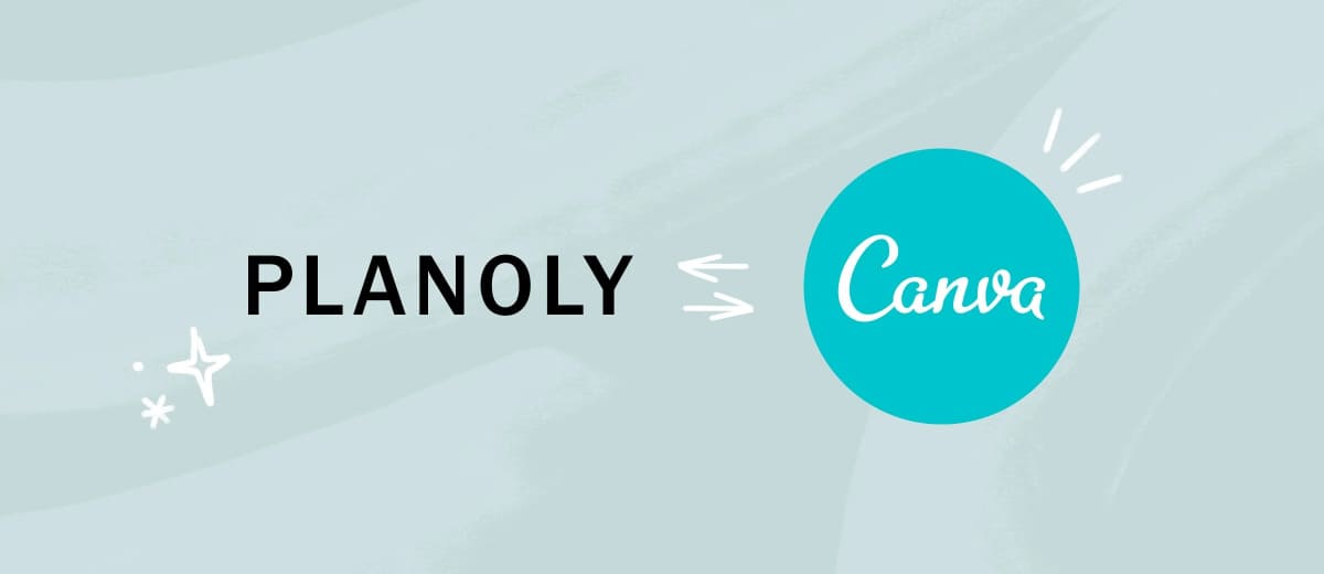 How to Use Canva on PLANOLY