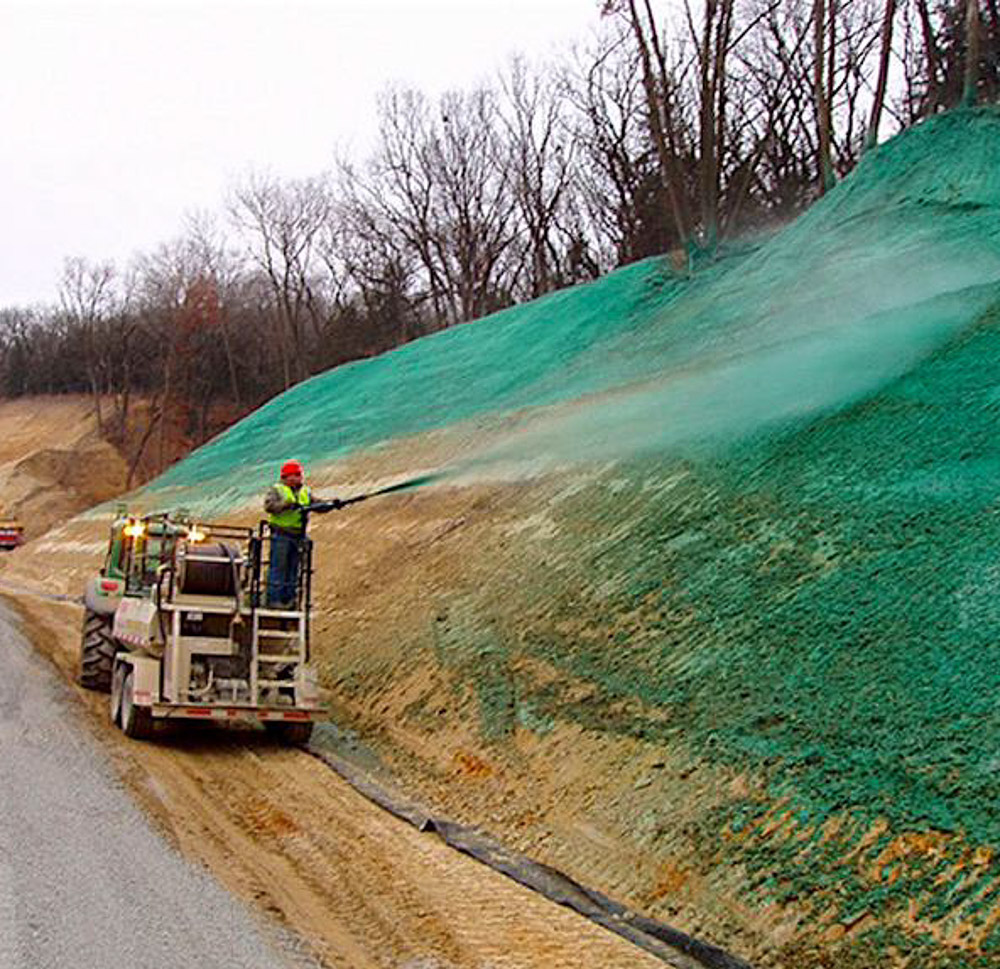 ACF West Products Hydraulically Applied Mulch