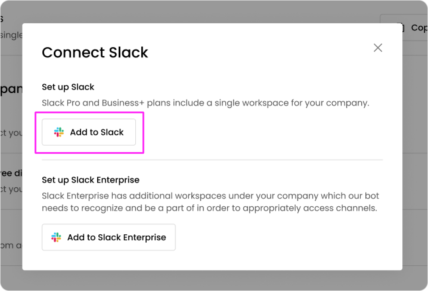 Slack integration guide | Epoch Help Center