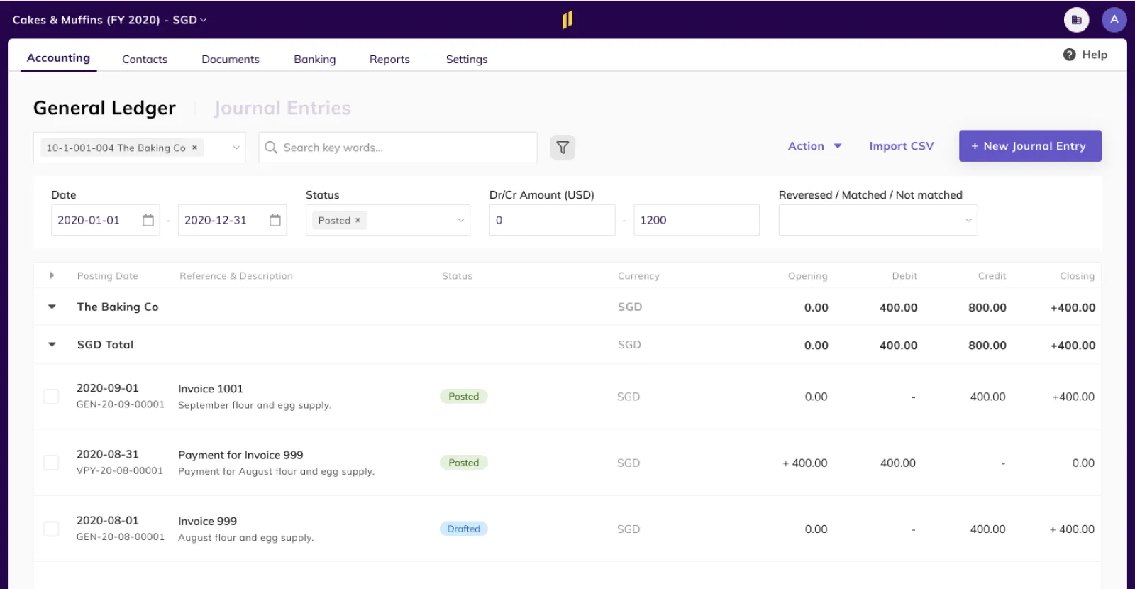 General Ledger Accounting Software | Eleven