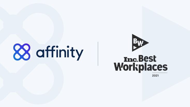 Affinity recognized on Inc. Best Workplaces 2021 list