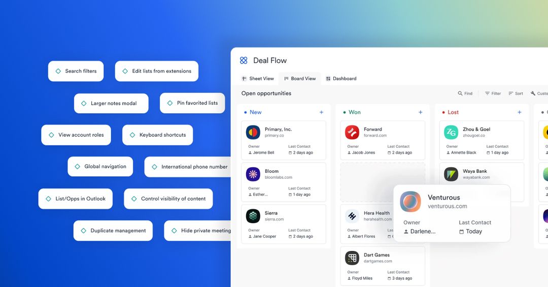 New Affinity features to optimize and scale your dealmaking