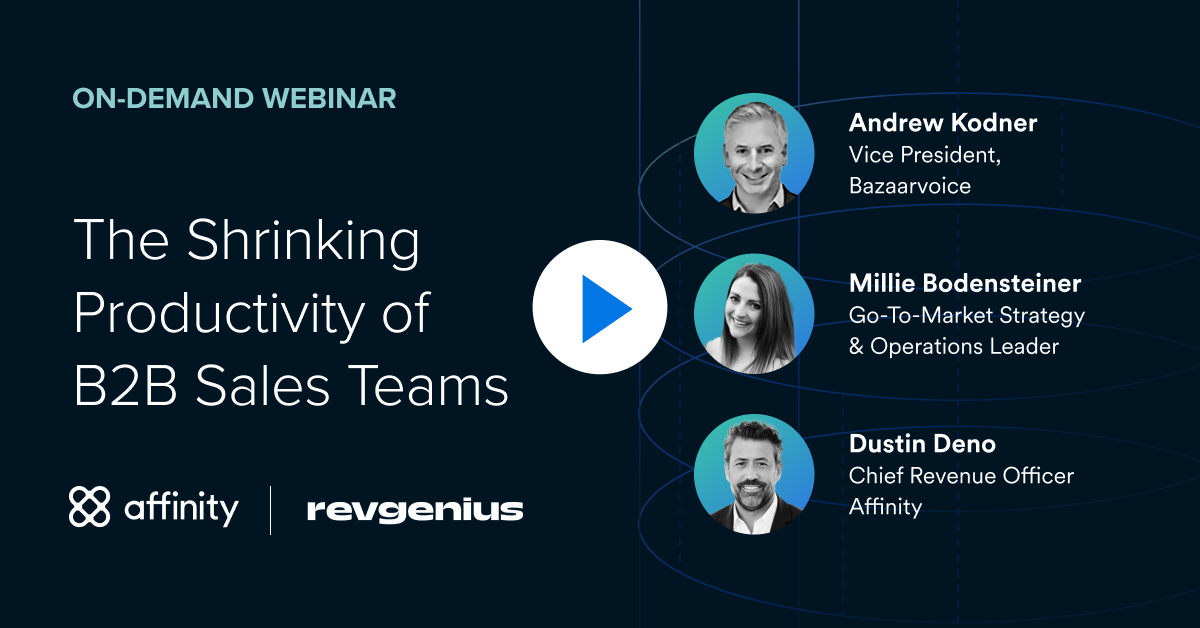 The shrinking productivity of B2B sales teams