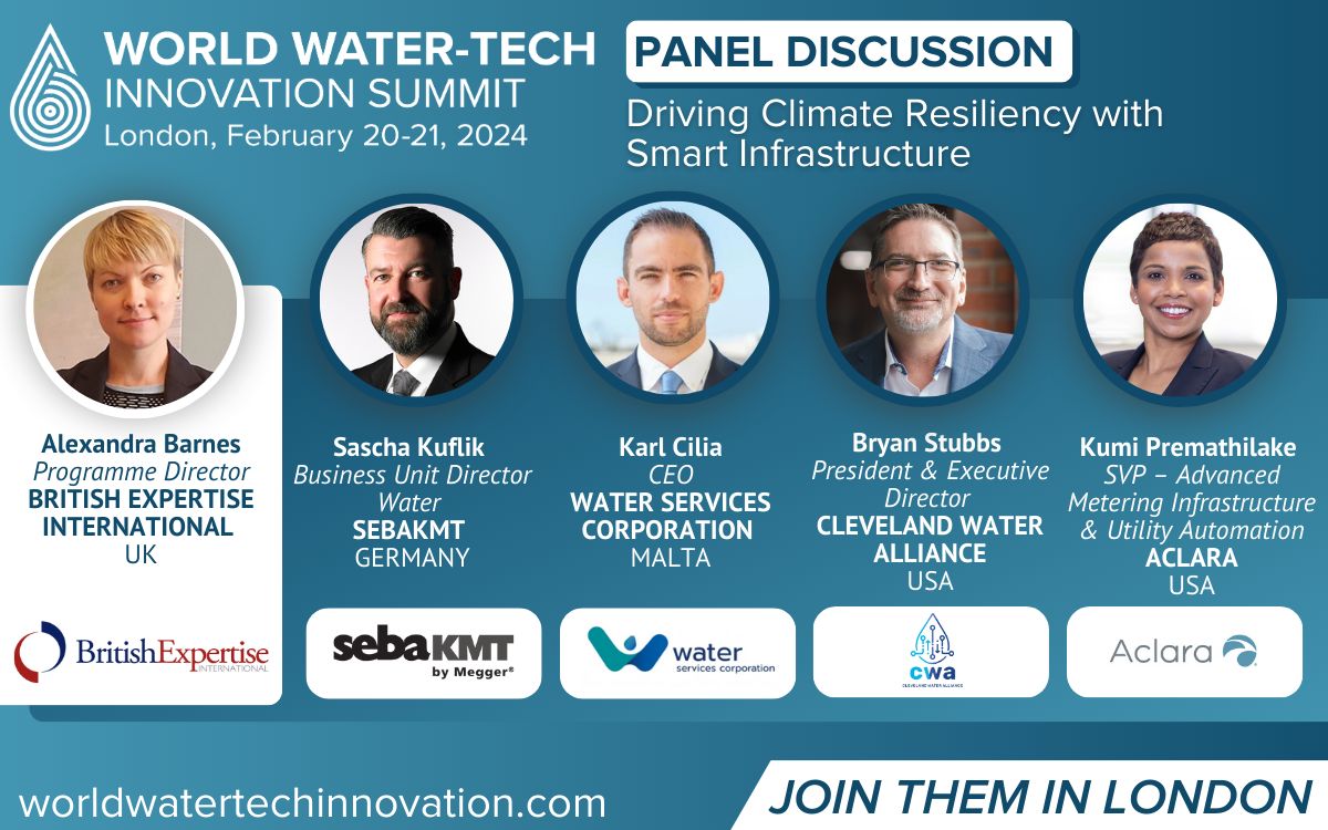 World Water Tech Innovation Summit: Panel Discussion "Driving Climate ...