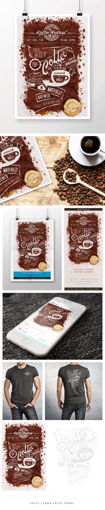 La Villita Coffee Festival Poster | Tribu Marketing and Design Firm