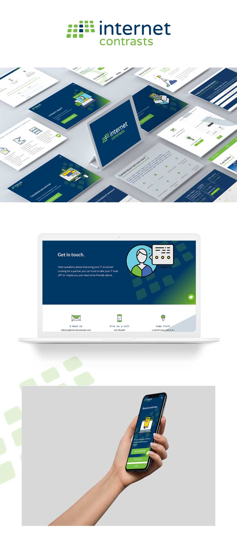 Internet Contrast Website Design | Tribu Marketing and Design Firm