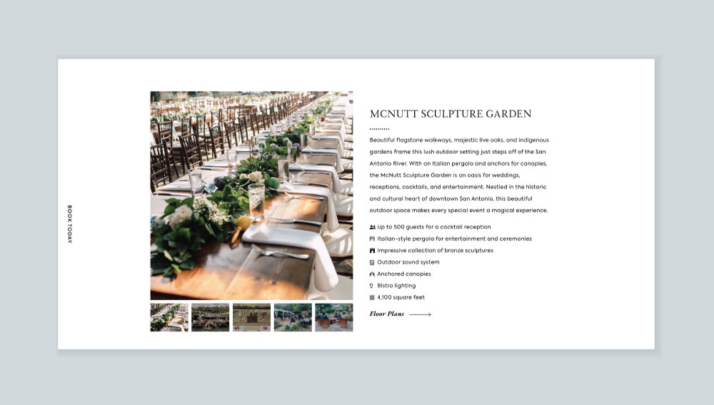 Jack Guenther Pavilion Website Design | Tribu Marketing and Design Firm