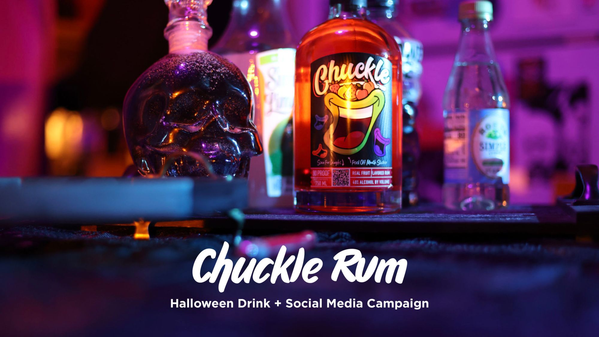 Chuckle Rum Halloween Drink Campaign | Tribu Marketing and Design Firm