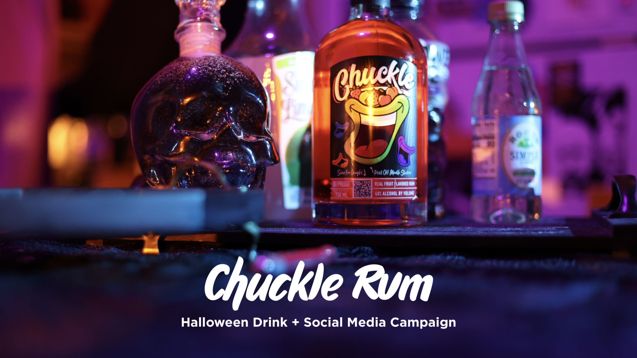 Chuckle Rum Halloween Drink Campaign | Tribu Marketing and Design Firm