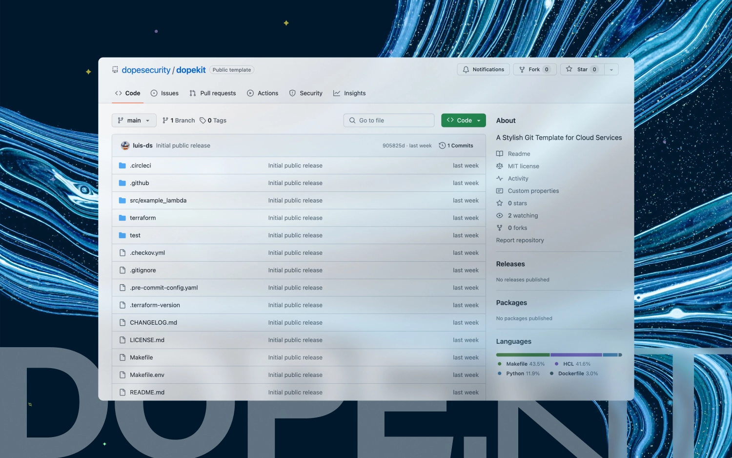 dope.kit: A Stylish Git Template for Cloud Services – dope.security