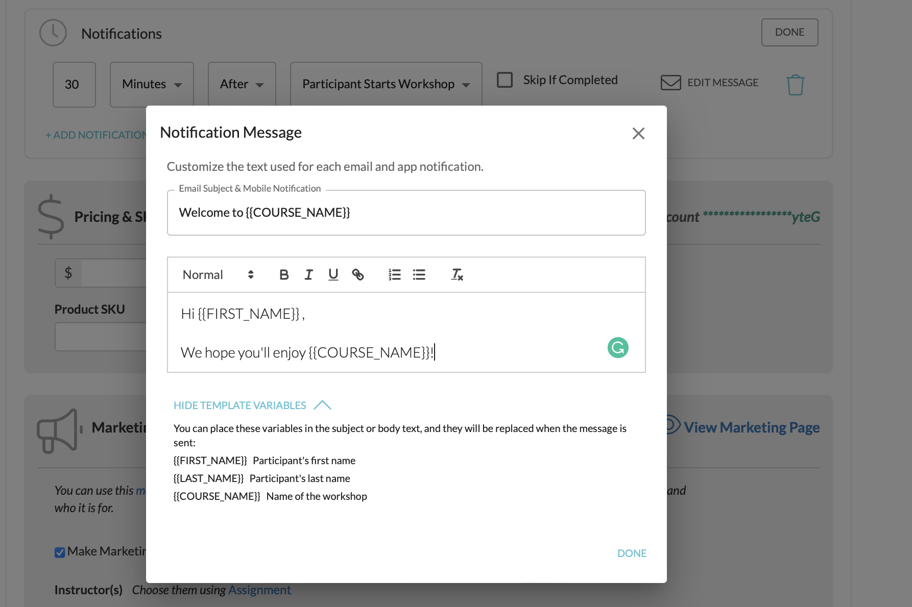 Notifications & Nudges