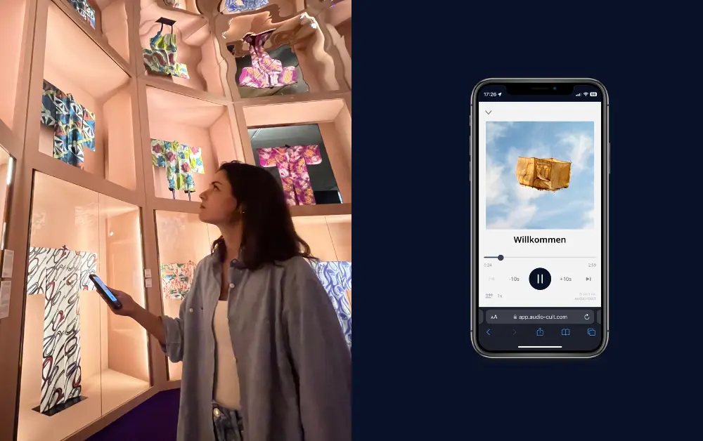 How do audio guides work?