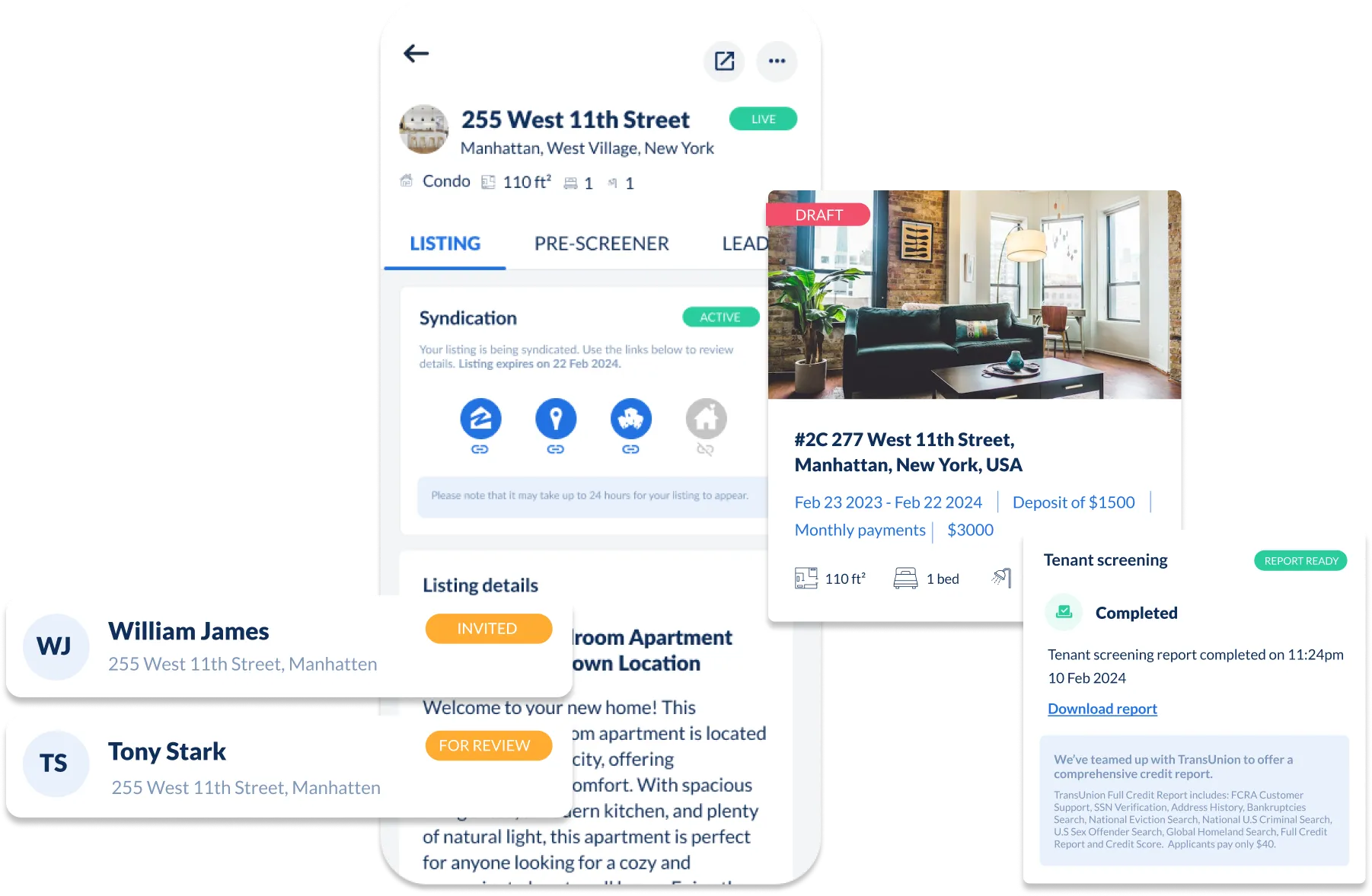 Create Listings, Syndicate, and Screen Tenants | Landlord Studio