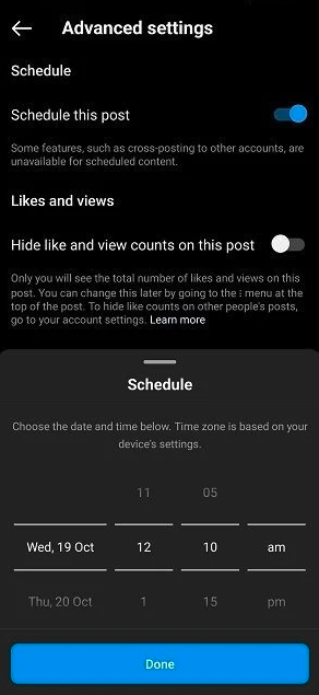 Instagram Has Launched An In-App Scheduling Tool - SMC