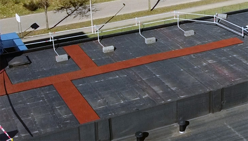 Tectum Group Recycle EPDM cuttings and turn them into roof tiles