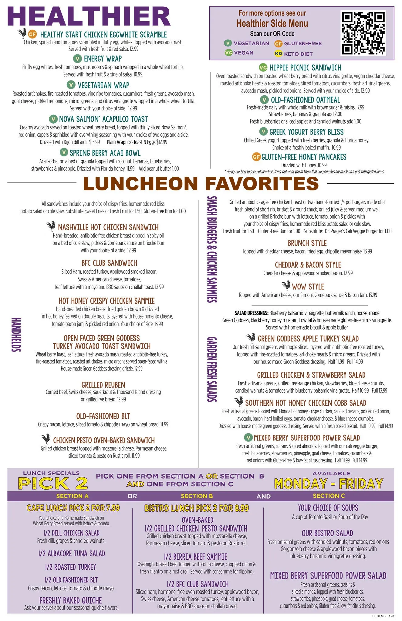 Breakfast + Brunch + Lunch at Berry Fresh Cafe