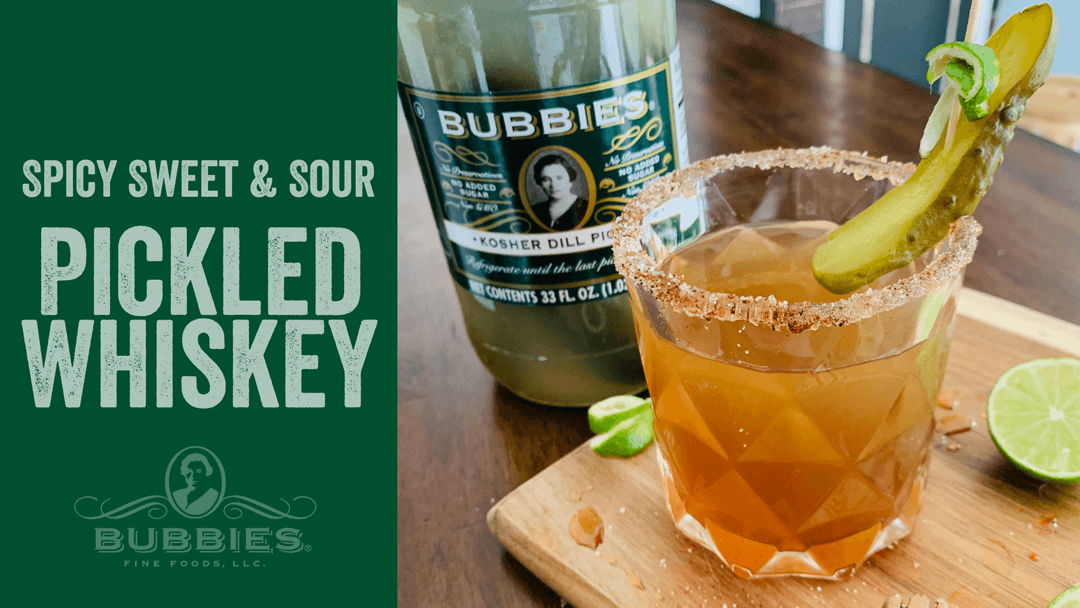 Spicy Sweet & Sour Pickled Whiskey | Bubbies
