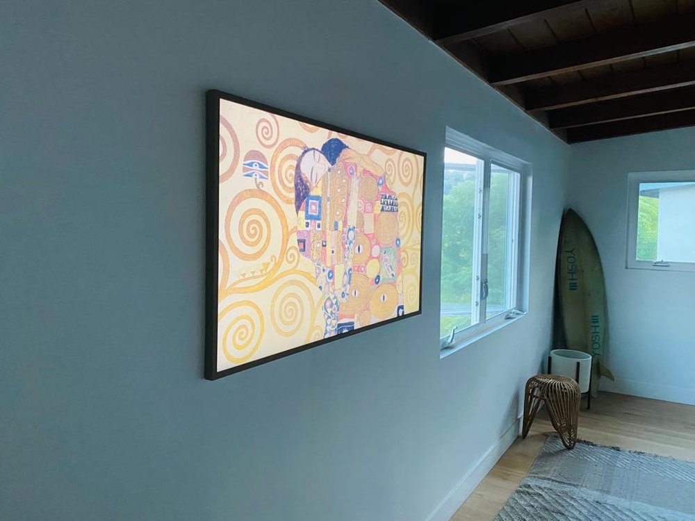 Frame TV Install on Swivel recessed mount - Installation King Projects