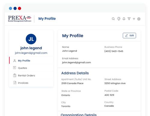 PREXA365 Rental Business Management Software (prexa)