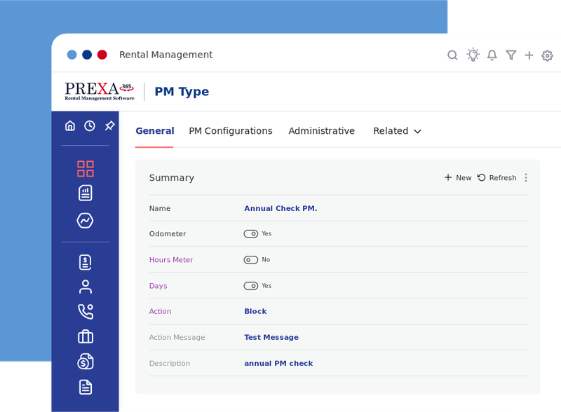 PREXA365 Rental Business Management Software (prexa)