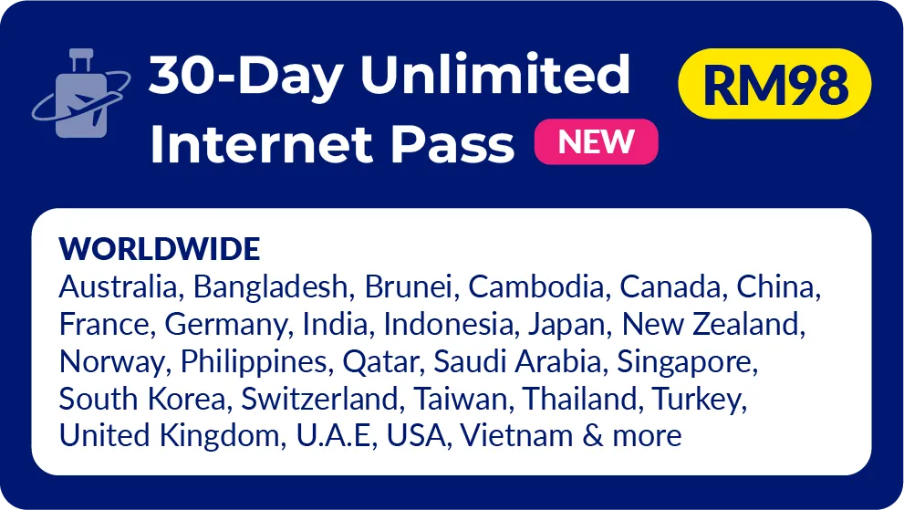 CelcomDigi Roaming | Enjoy Unlimited Roaming When Travelling