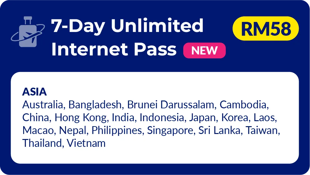 CelcomDigi Roaming | Enjoy Unlimited Roaming When Travelling