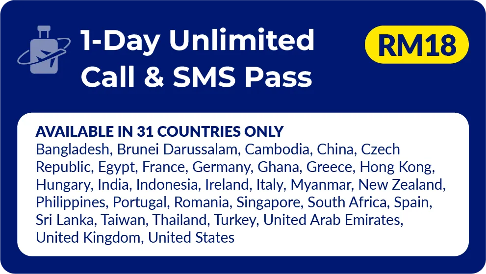 CelcomDigi Roaming | Enjoy Unlimited Roaming When Travelling