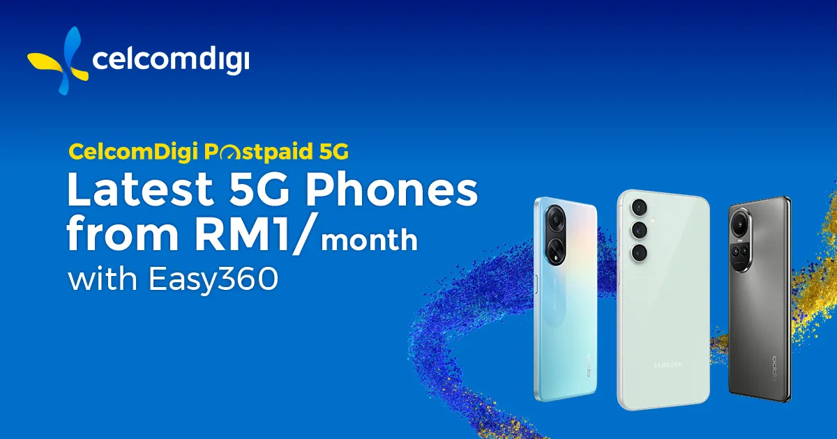 CelcomDigi | Latest 5G Android Phones with RM0 Upfront!