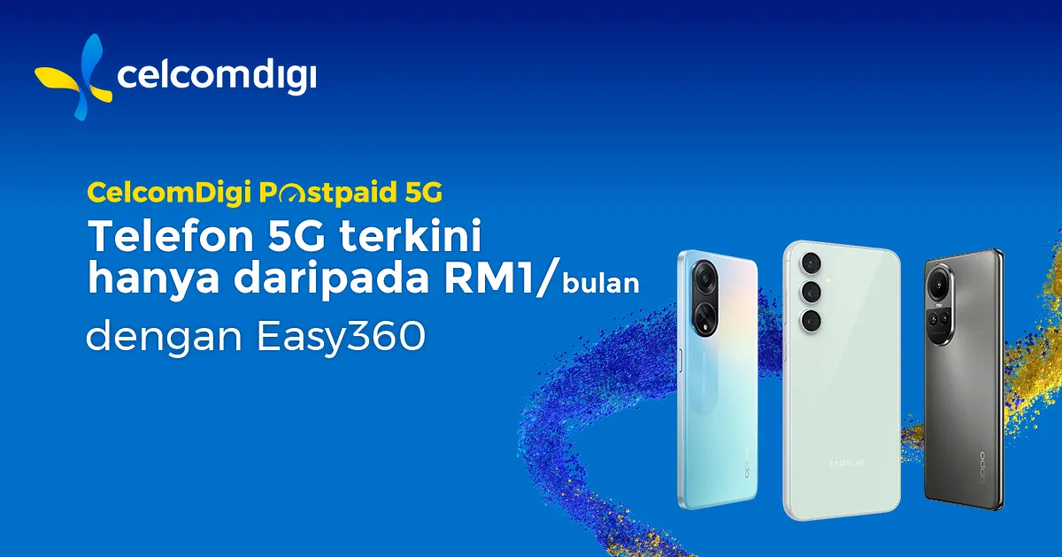 CelcomDigi | Telefon Android 5G Terkini dengan Pendahuluan RM0
