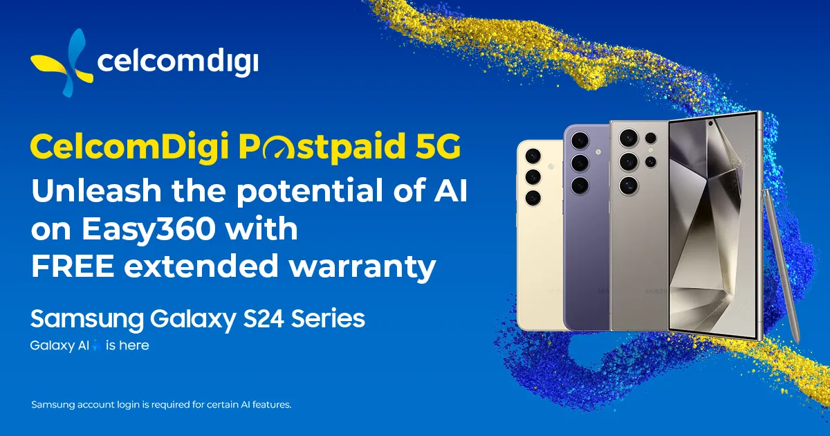 CelcomDigi | Own the Samsung Galaxy S24 with CelcomDigi Postpaid 5G