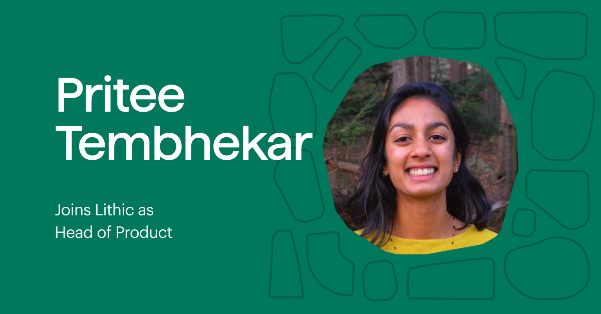 Welcome Pritee Tembhekar as Lithic's Head of Product | Lithic