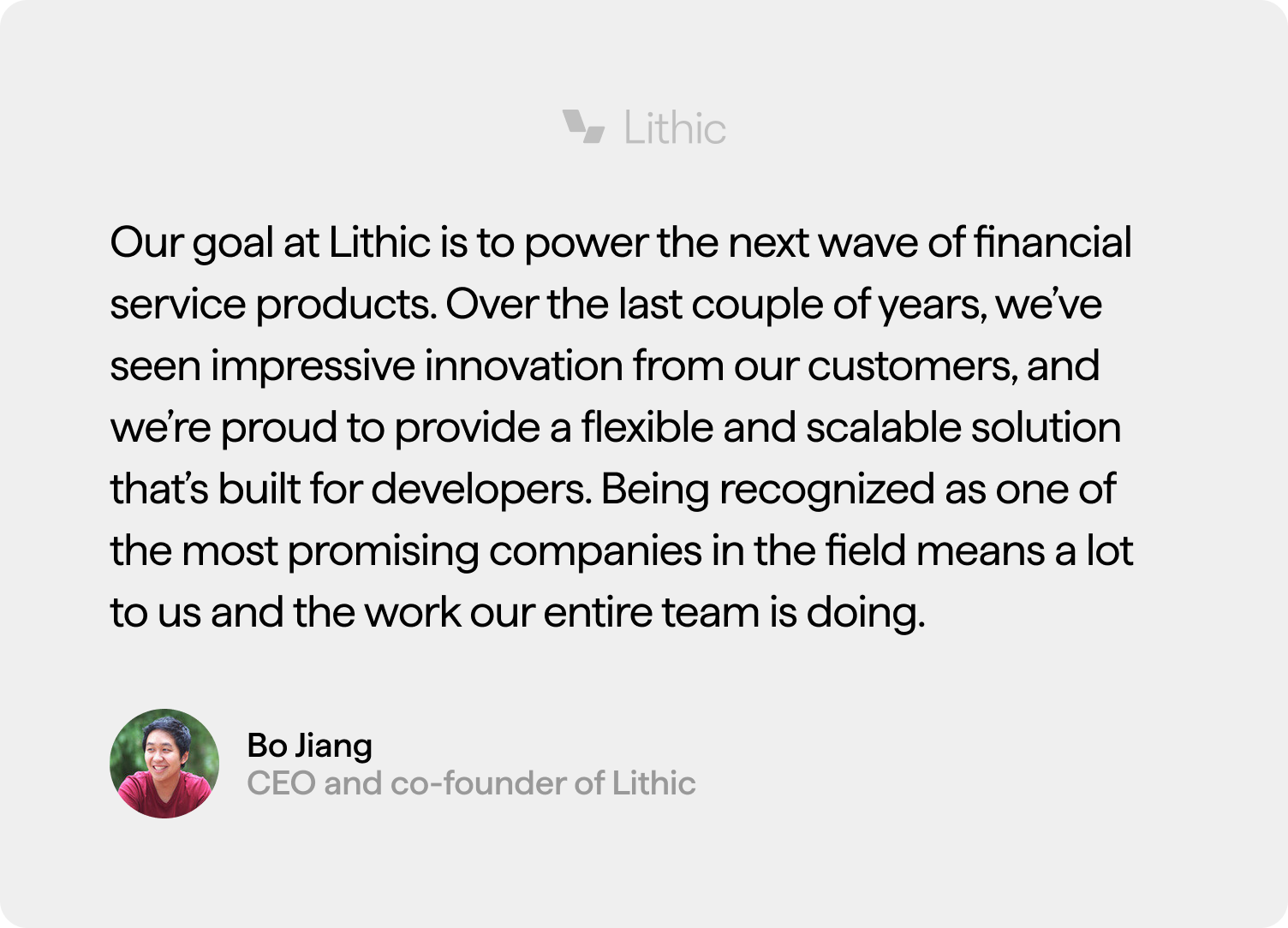 Lithic Named to 2024 Fintech Innovation 50 | Lithic