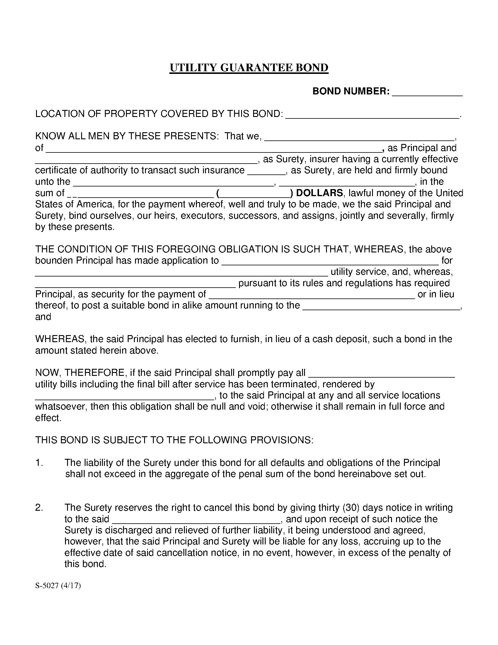 Amicalola EMC Utility Deposit Bond | EZ Surety Bonds