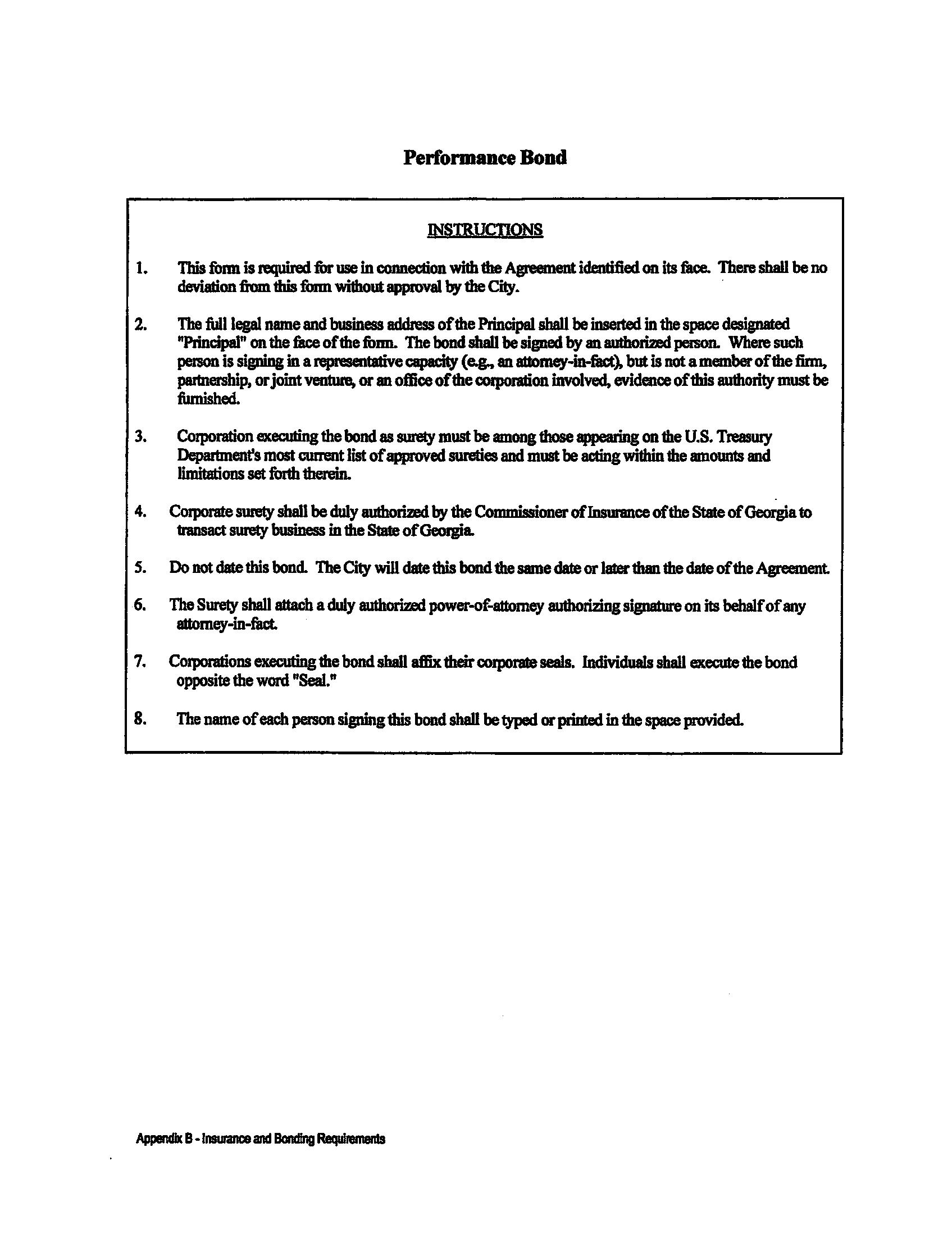 City of Atlanta Right of Way Bond | EZ Surety Bonds