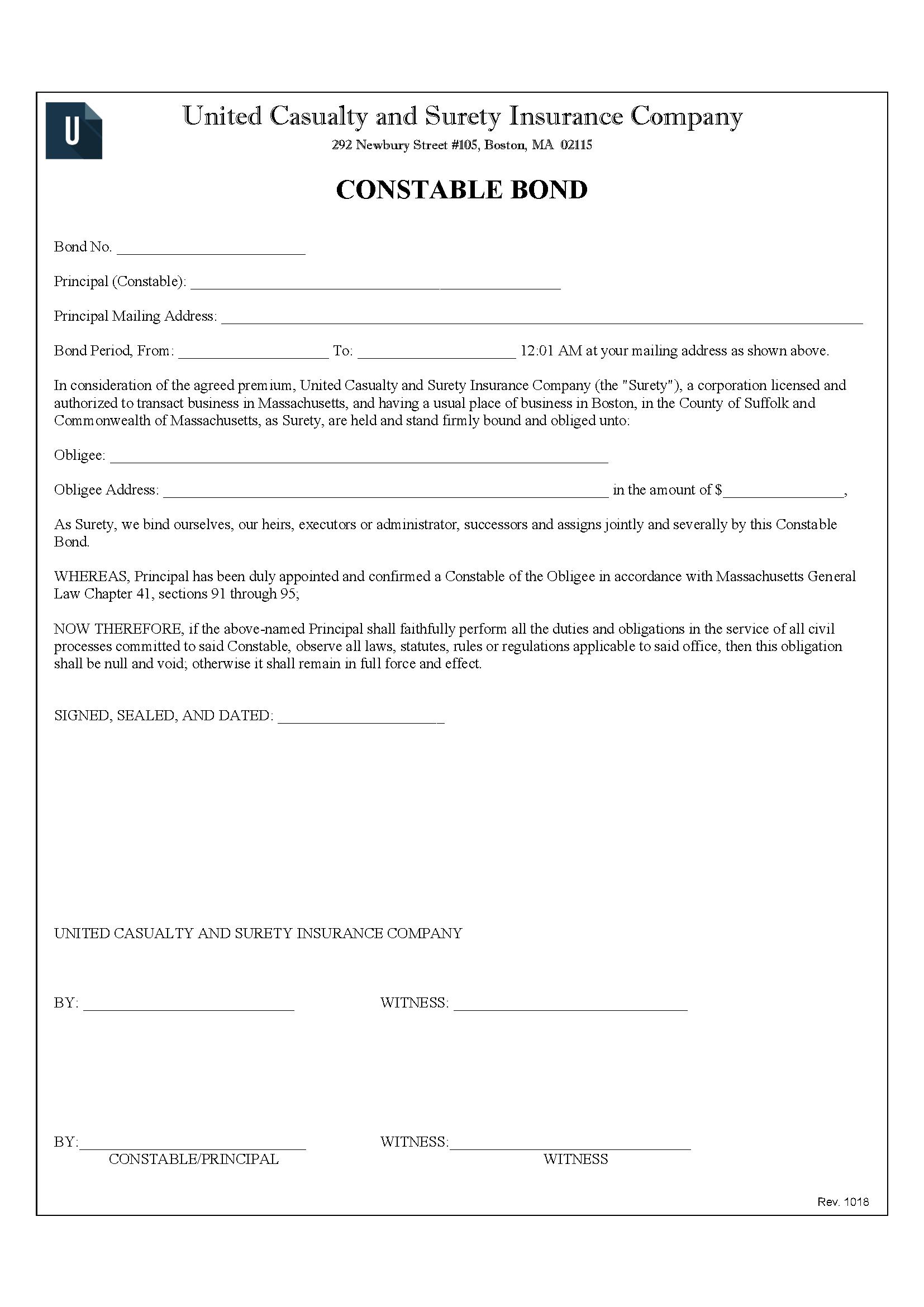 Constable Bond | EZ Surety Bonds