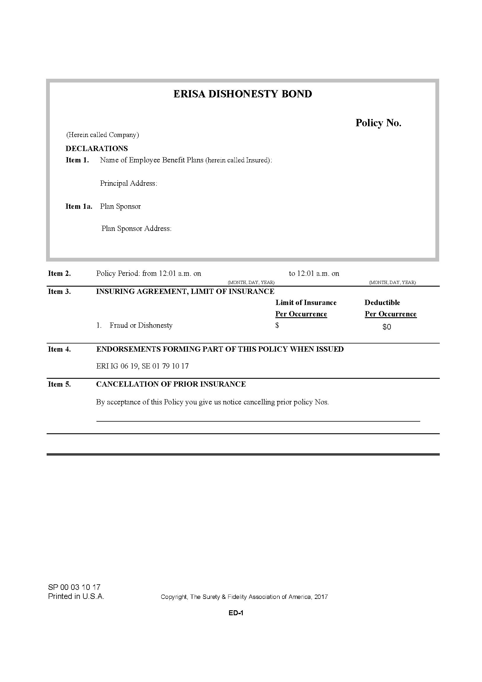 ERISA - Qualified Bond | EZ Surety Bonds