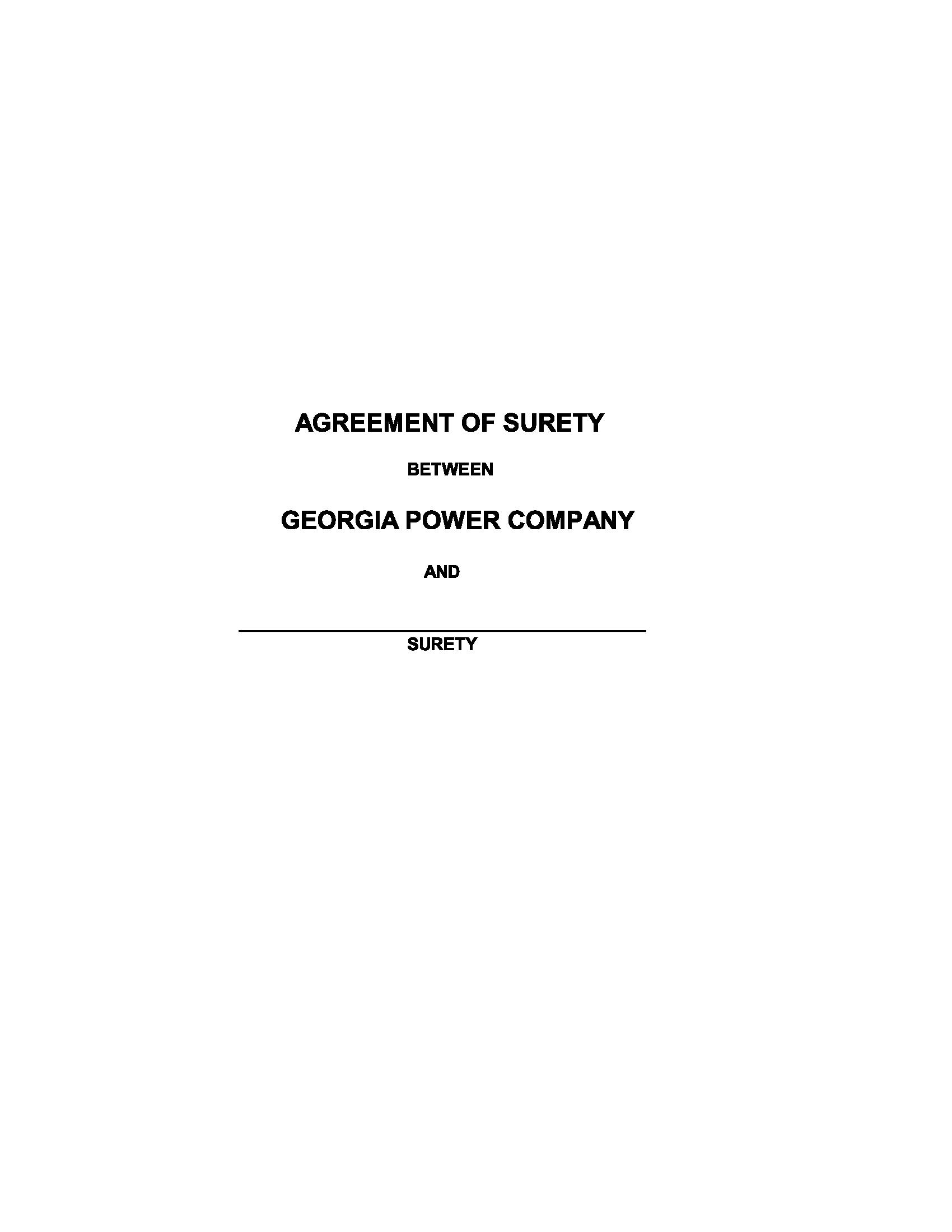 Georgia Power Company Utility Deposit Bond | EZ Surety Bonds