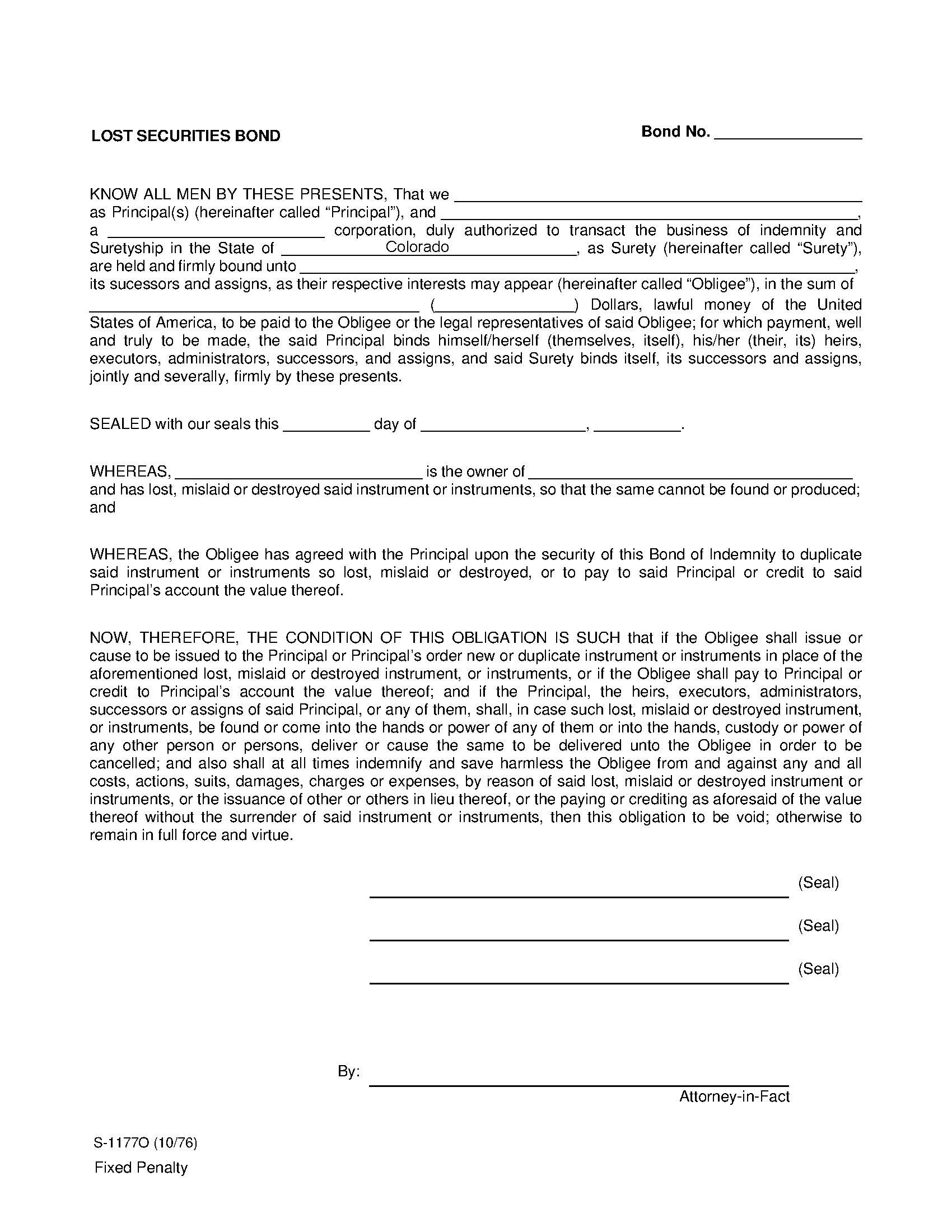 Lost Instrument Bond | EZ Surety Bonds