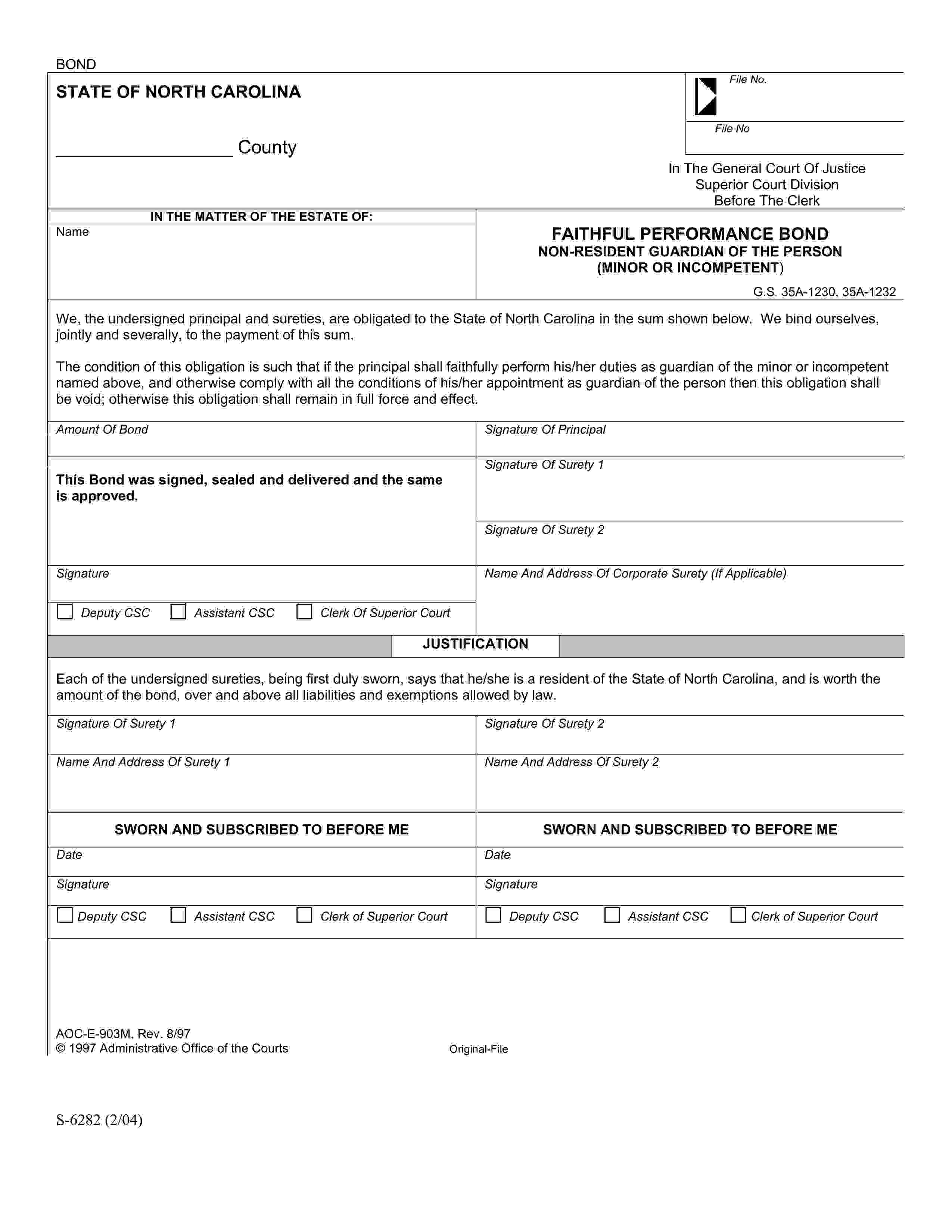 Non-Resident Guardian Minor Bond | EZ Surety Bonds